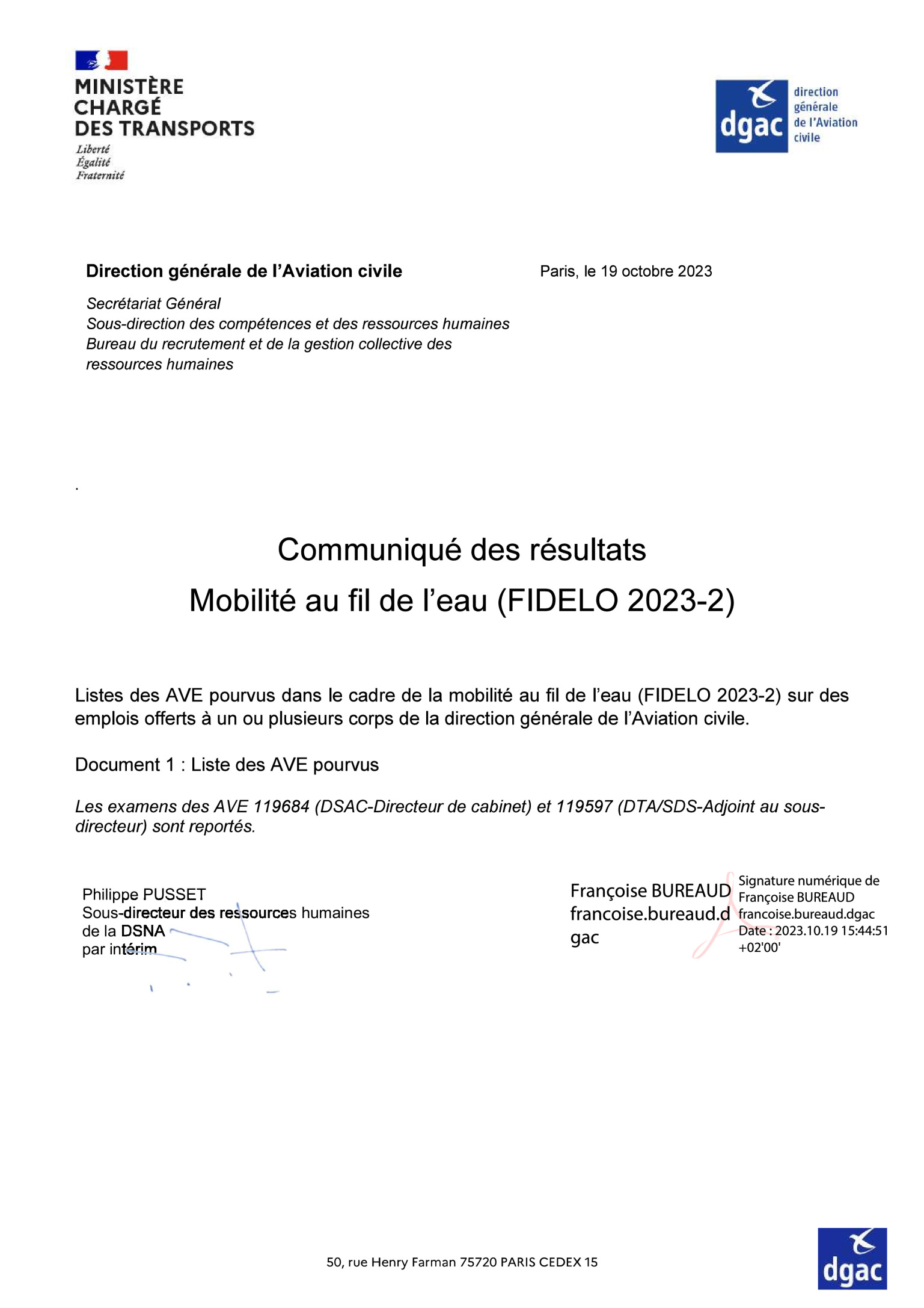 Premiers résultats de la campagne Fidelo – UNSA-UTCAC